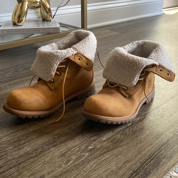 Timberland | Shoes | Womens Timberlands Worn In Look With Some ...